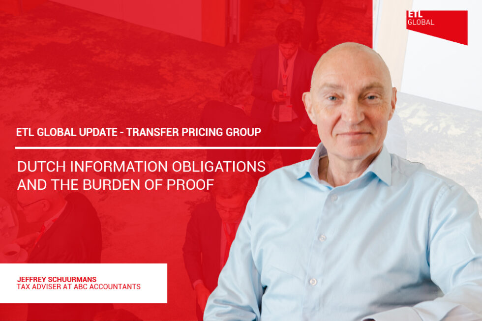 Dutch Information Obligations and the Burden of Proof | ETL GLOBAL