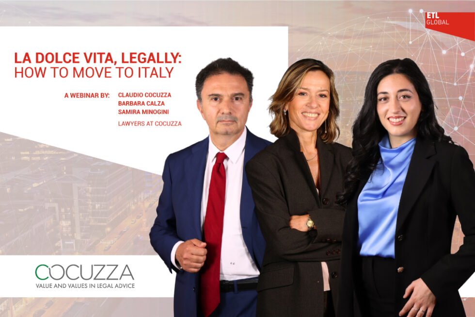La Dolce Vita, Legally: How to Move to Italy. Legal Pathways and ...